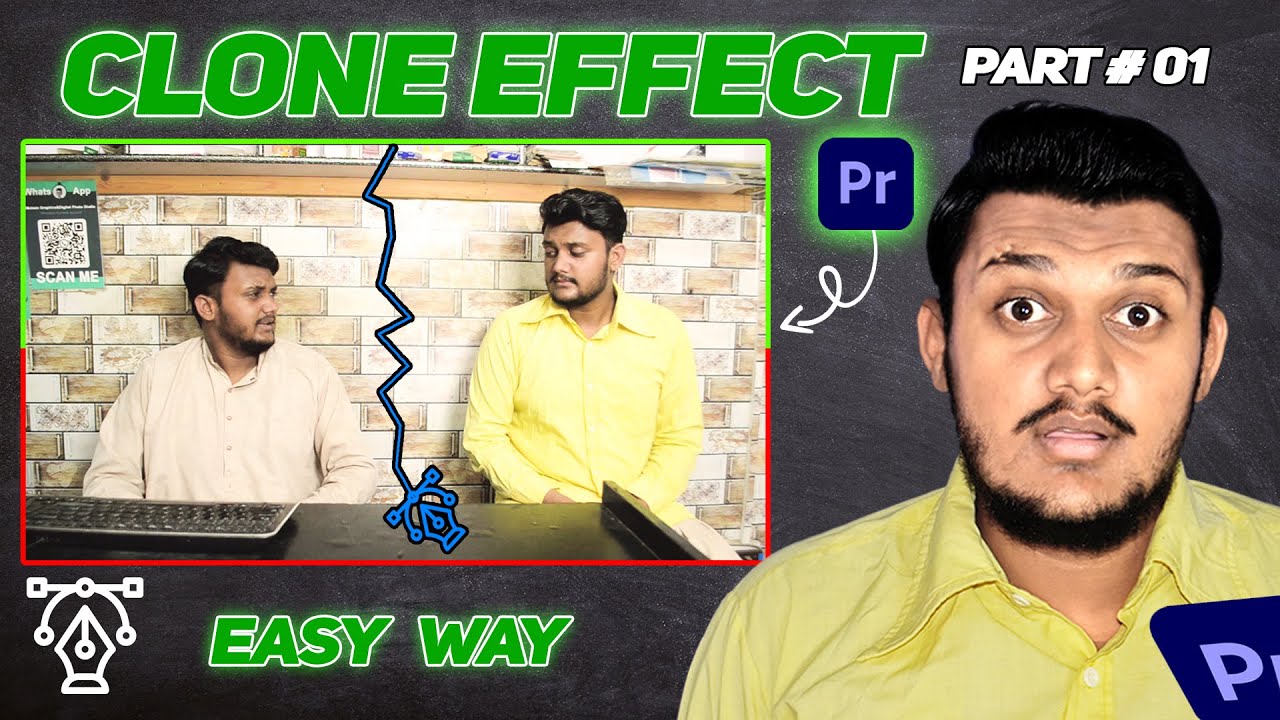 How To Make Clone Effect Using Premiere Pro Masking Class#01 # ...