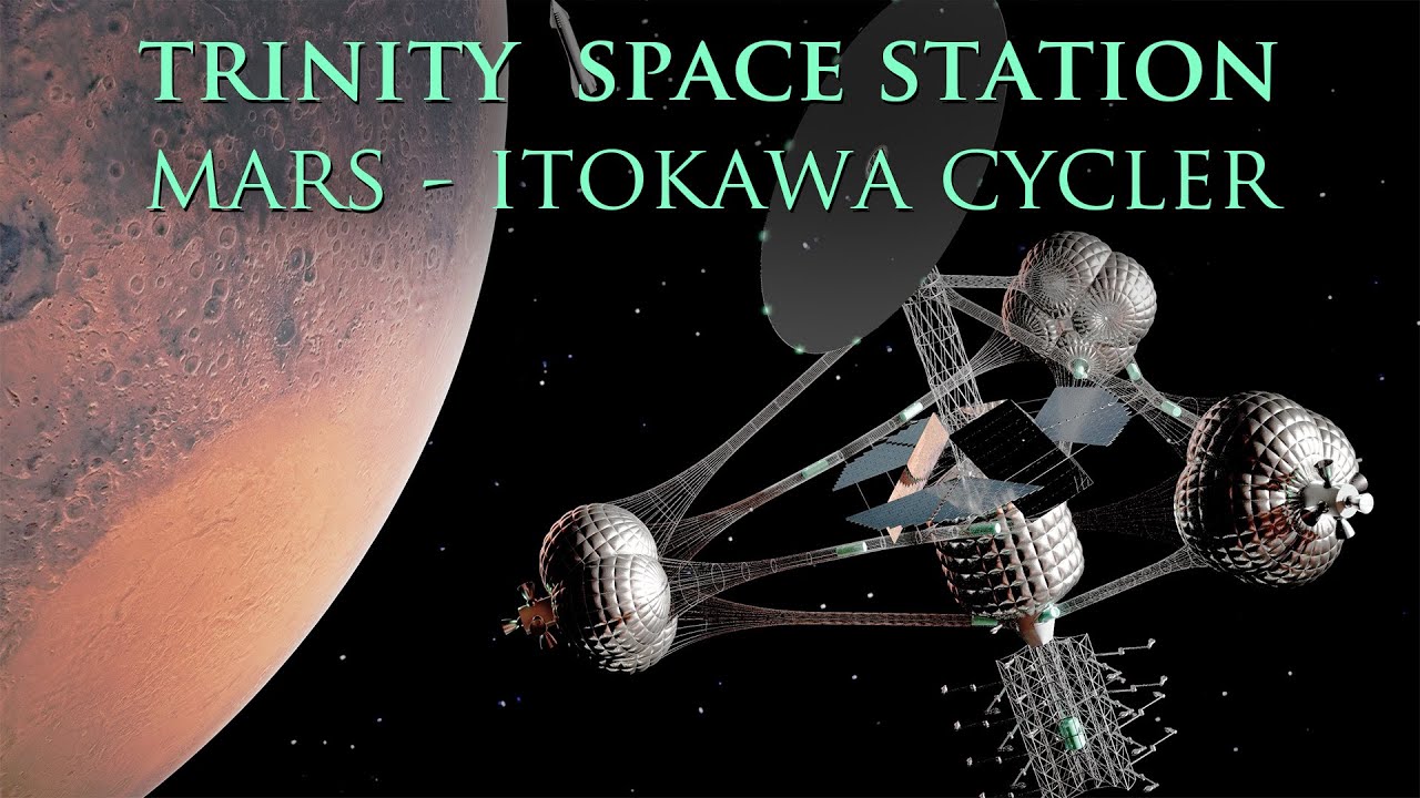 TRINITY Mars- Cycler Space Station - YouTube