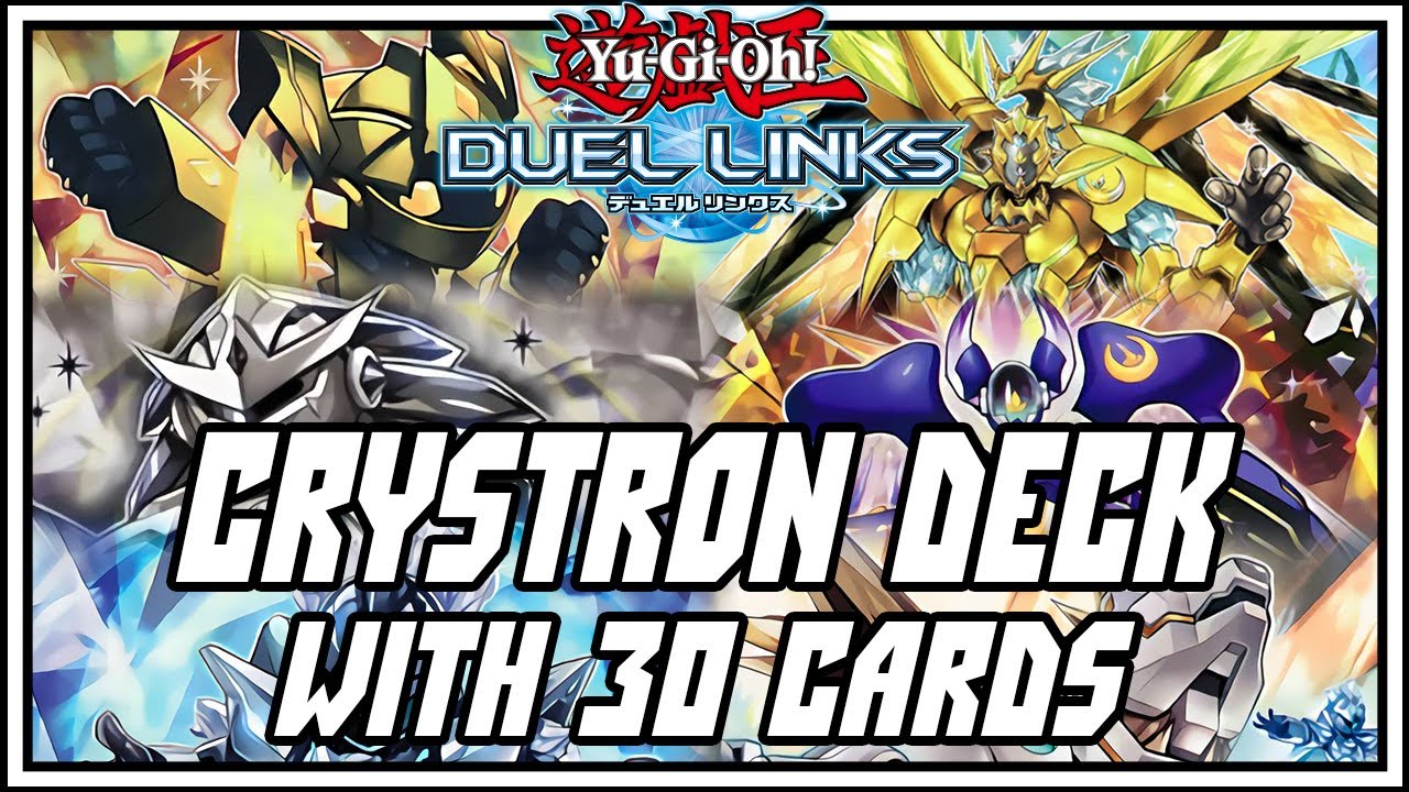 [ Yu-Gi-Oh! Duel Links ] Crystron Deck with 30 Cards are powerfull ...