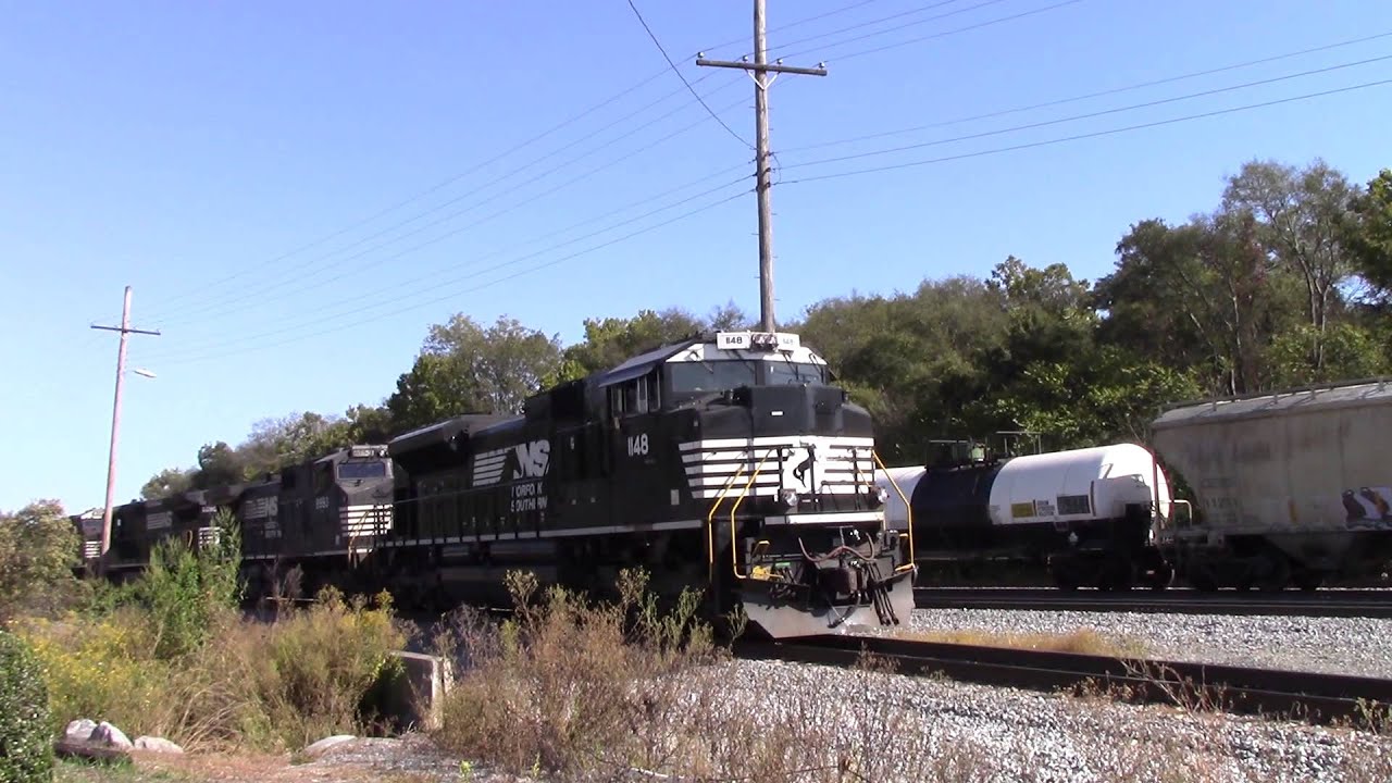 NS 334 arrives at Brosnan Yard NS 1148 8993 8694 8013 6947 - YouTube