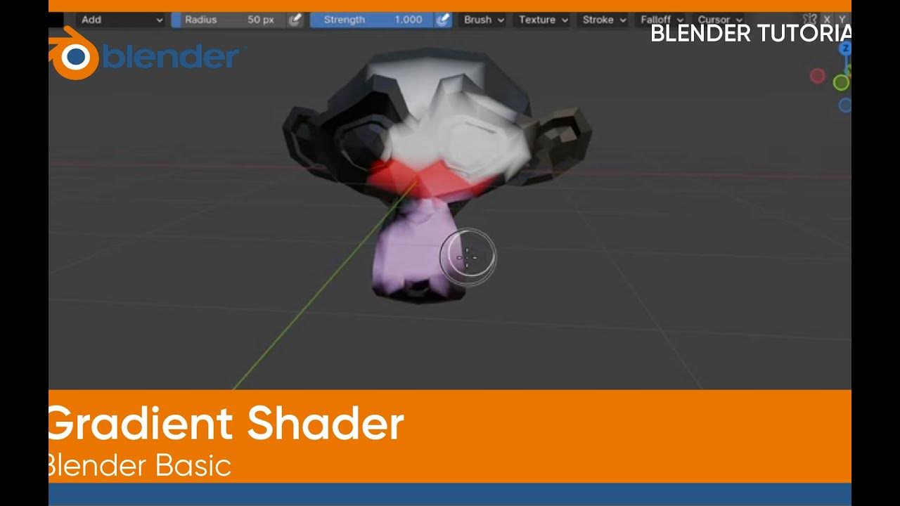 Hướng dẫn sử dụng Gradient Shader - Blender - YouTube