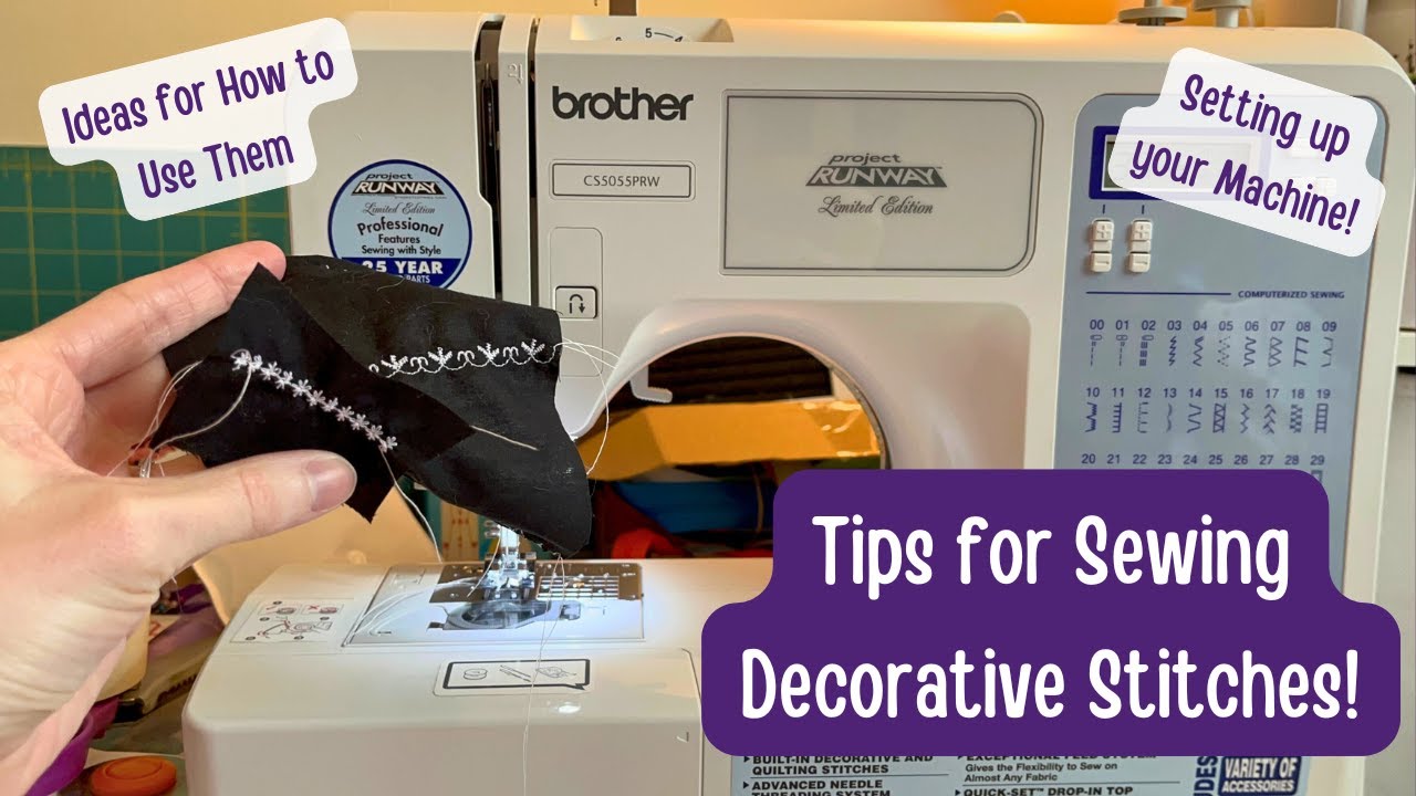 Sewing Tips for Decorative Stitching | Ways to Use Decorative Stitches ...
