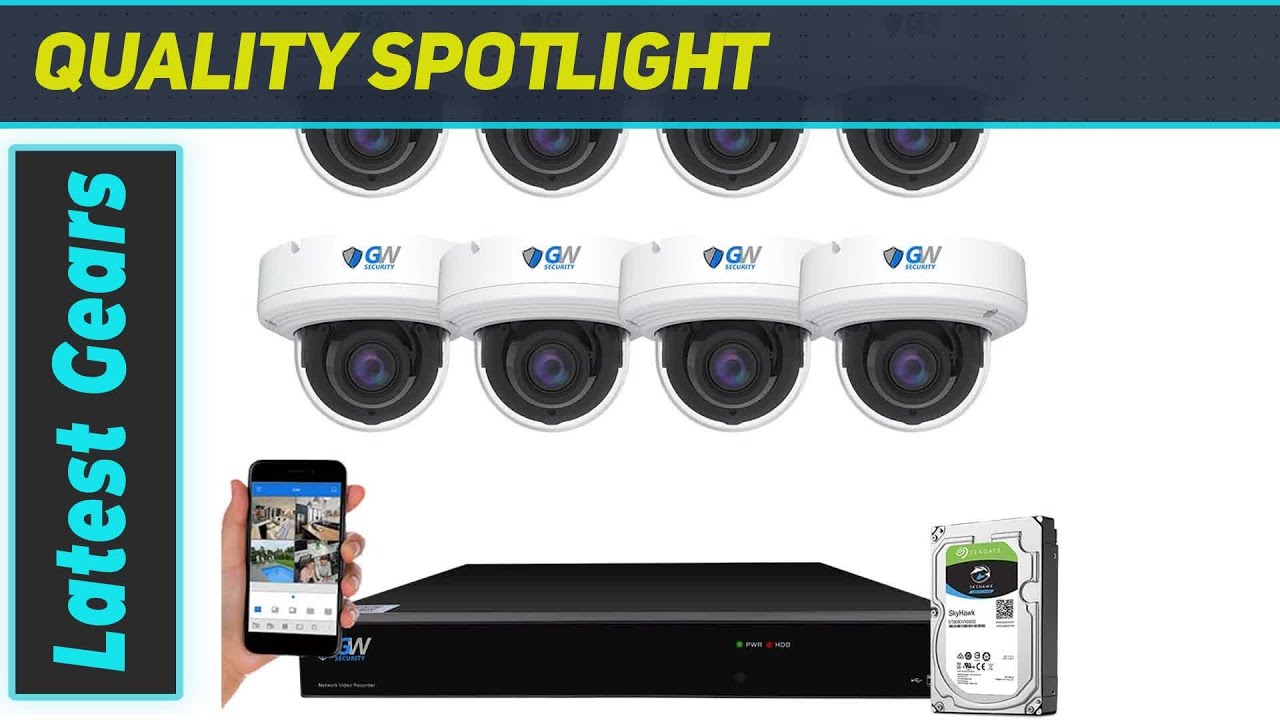 UltraHD 4K Security Camera System with AI Detection & Varifocal Lens ...