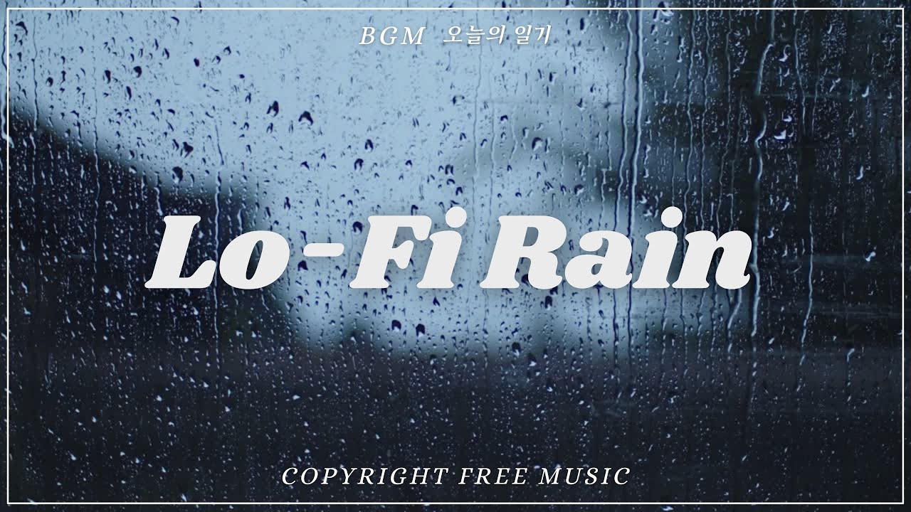 Oneul - 황금빛 저녁 : 비오는 날 차분하고 우울한 로파이, 브이로그 음악 - YouTube