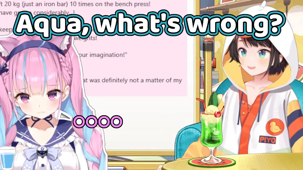 Subaru realized the answer to why Aqua was always listless 【Hololive ...