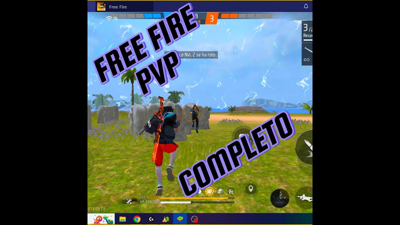 como jugar un pvp completo de free fire - YouTube