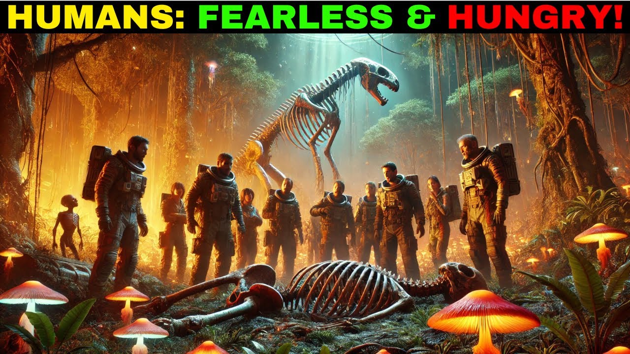 Aliens Terrified To See Humans Feasting on Their Planet's Apex Predator ...
