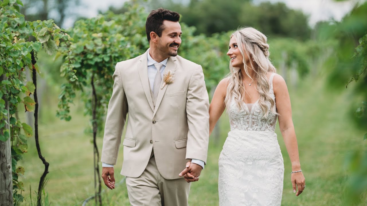 Daniel's Vineyard Wedding with Lauren and Chad - YouTube