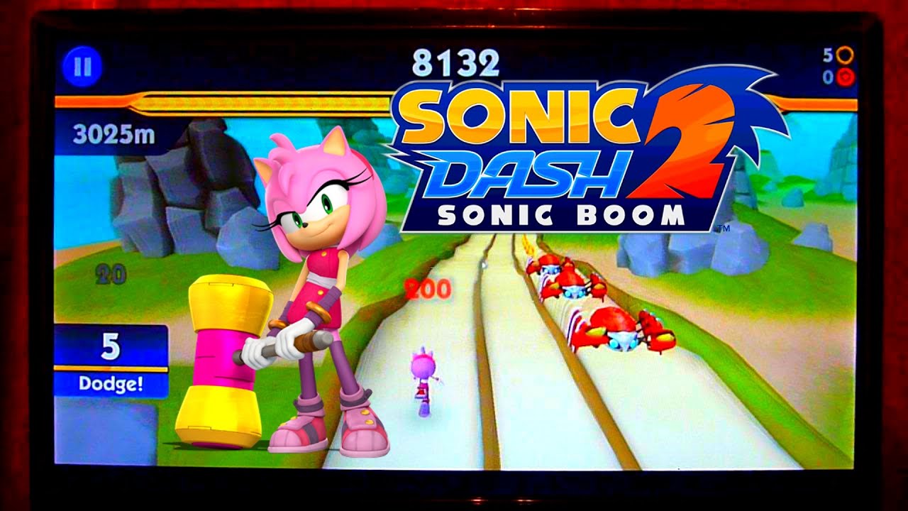 Sonic DASH 2: Sonic BOOM - AMY ROSE gameplay [PC Windows 7 WIDESCREEN ...