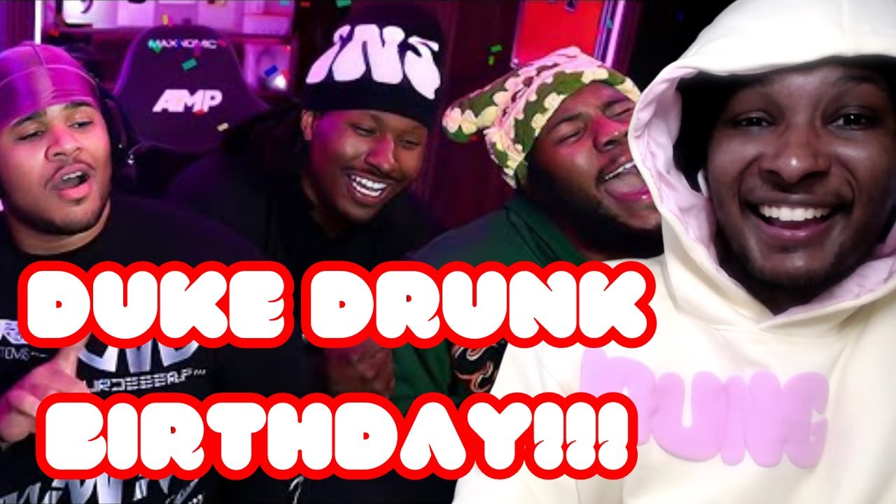 Duke Dennis & AMP Gets Drunk For His 30th Birthday! | REACTION - YouTube