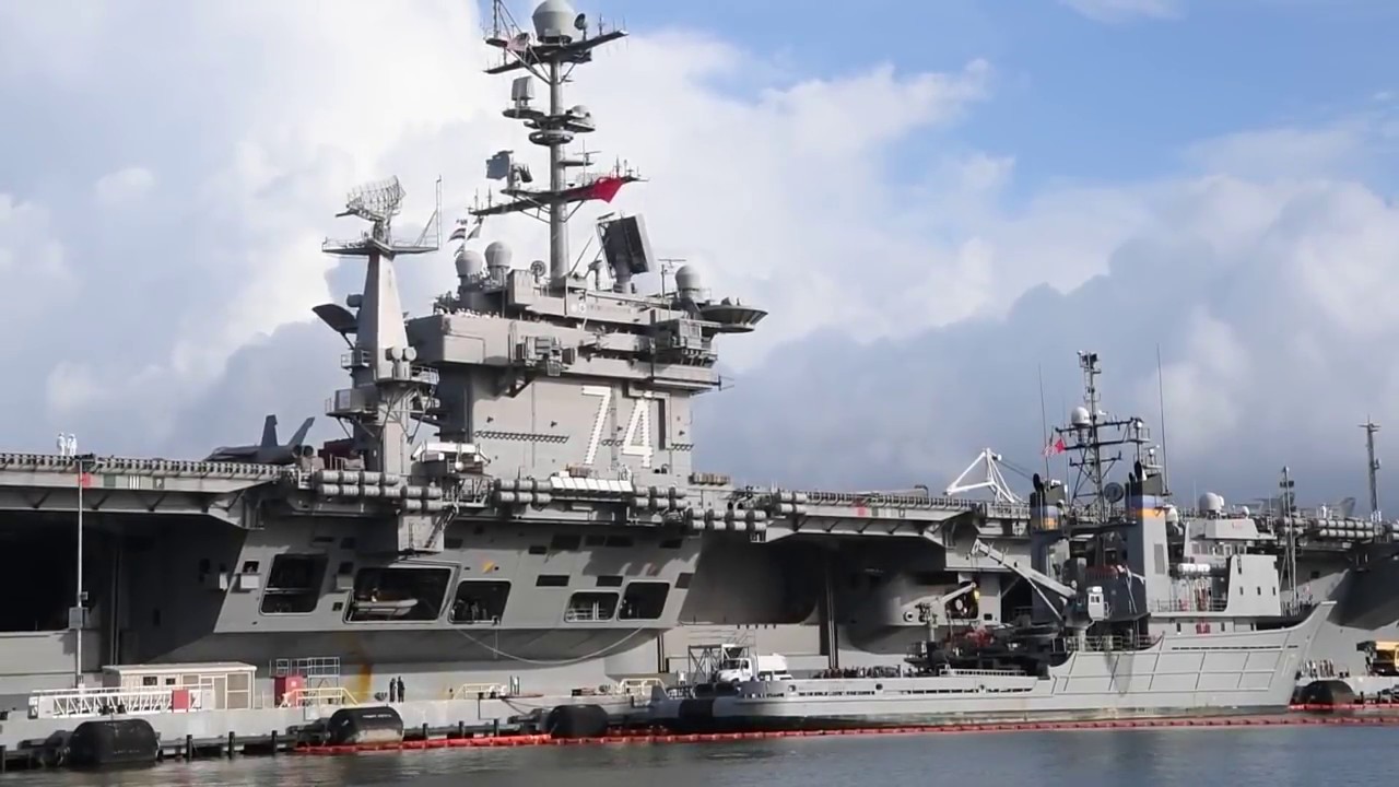 CVN-74 Arrives at Pearl Harbor - YouTube