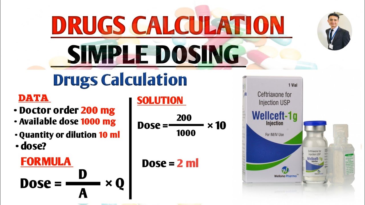 DRUGS CALCULATION (simple dosing). - YouTube