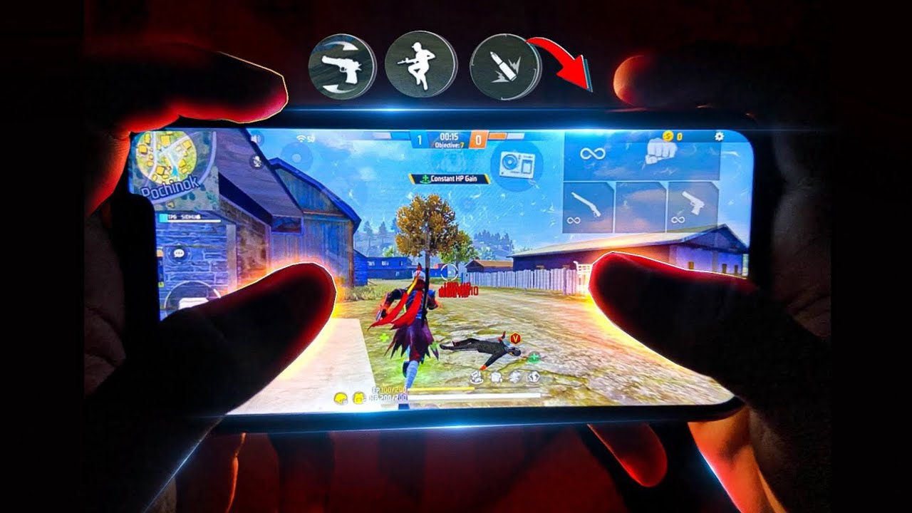 iPhone 11 Free Fire / iPhone 11 Full Handcame / iPhone 11 Gaming Test 🎮 ...