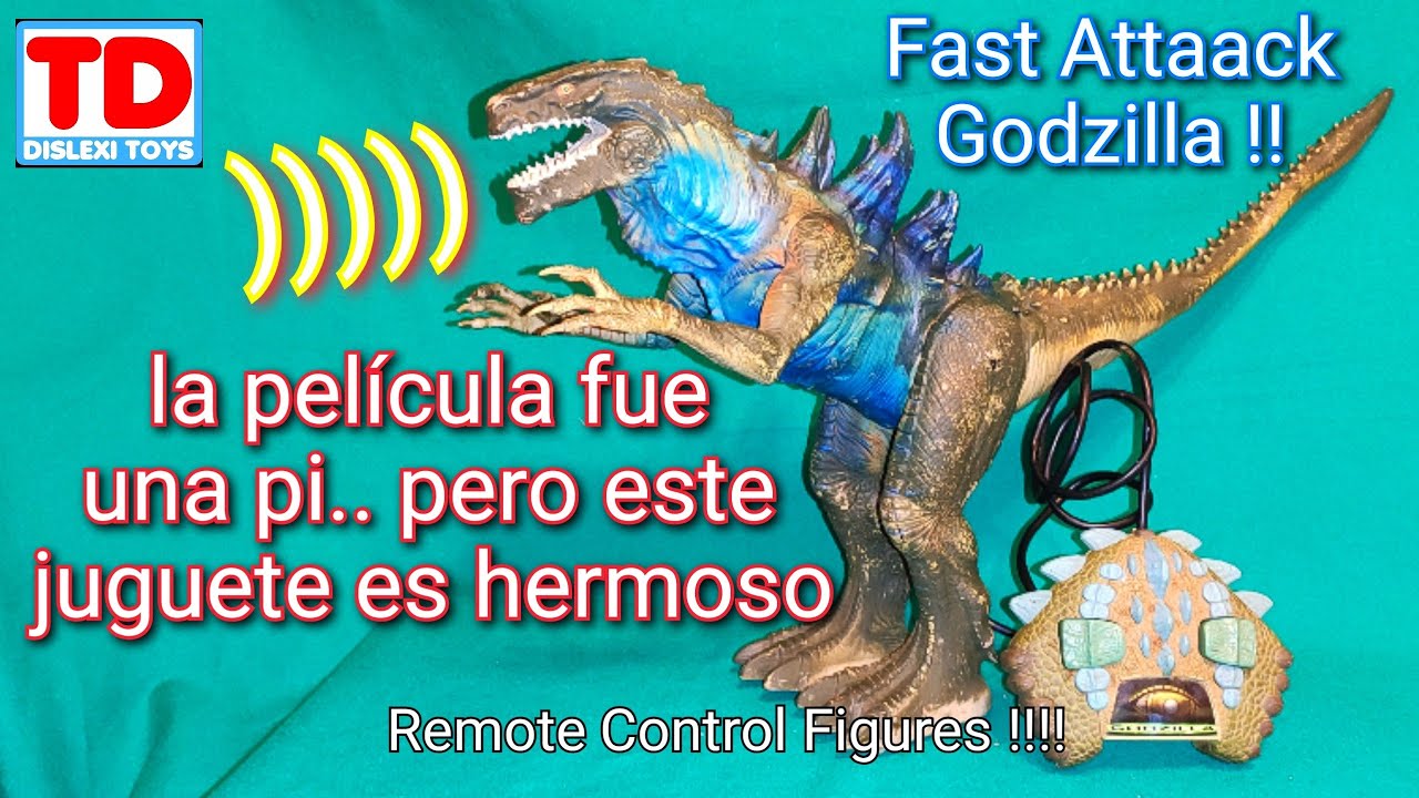 Godzilla 98 toy biz Fast Attaack Godzilla Remote Control Figures ...