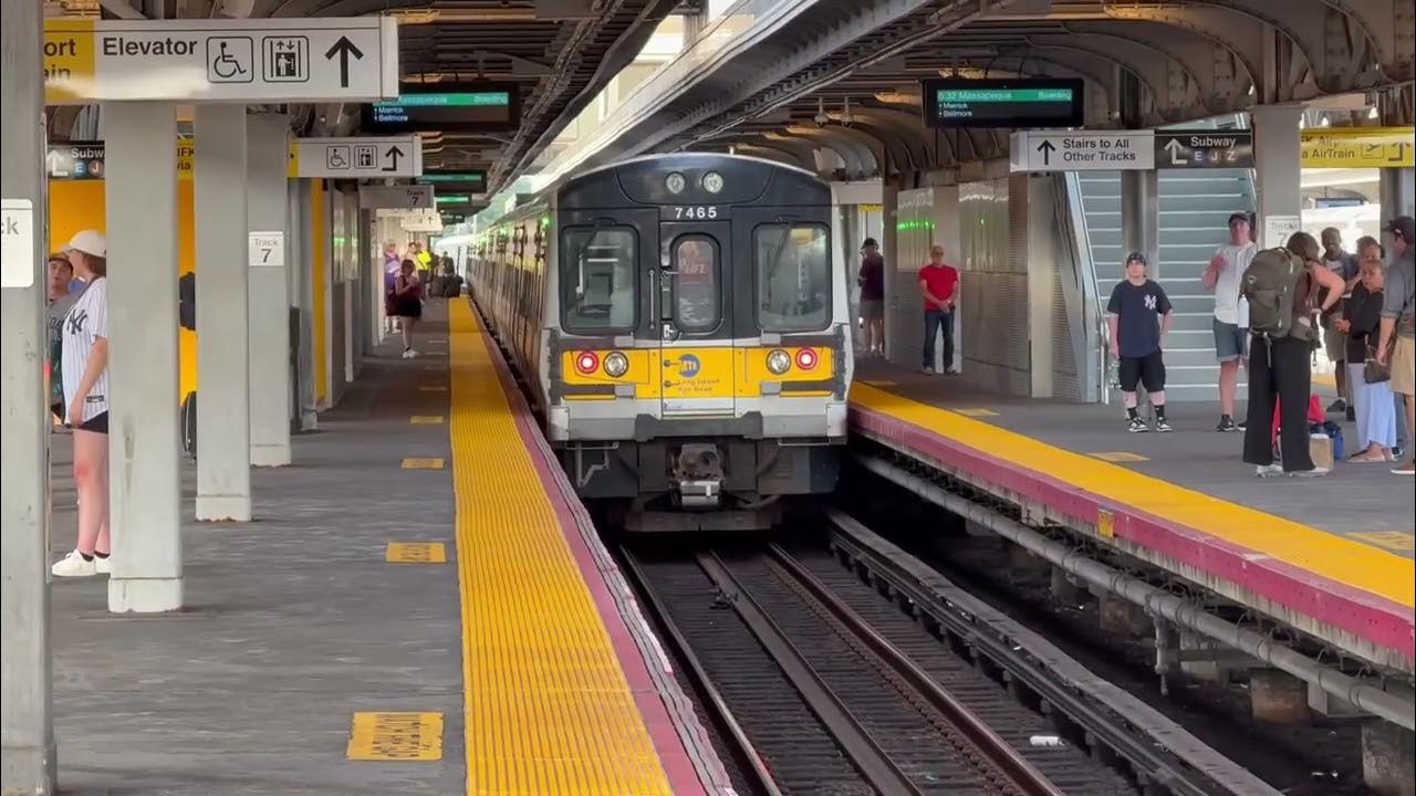 LIRR trains at Jamaica Station - YouTube