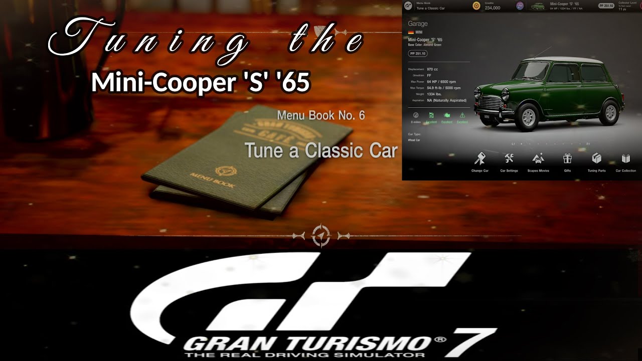 Gran Turismo 7 | Menu Book No. 6 | Tune a Classic Car - YouTube