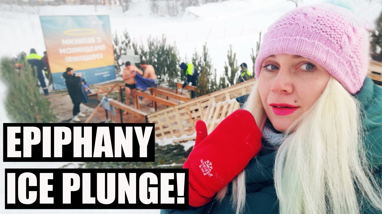 Russian Traditional Epiphany Ice Plunge - Orthodox Epiphany 2021 - YouTube