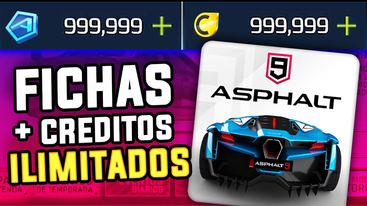 ASPHALT 9 HACK/MOD - DINERO Y TOKENS ILIMITADOS EN ASPHALT 9 MOD APK ...
