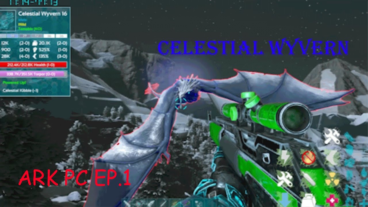 พูดถึงปั๊ปก็มาเลย celestial wyvern | ARK Valguero #1 - YouTube
