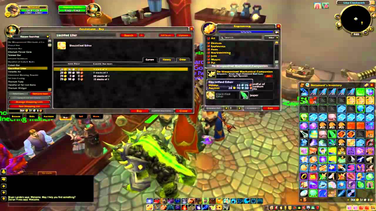 World of Warcraft Engineering Gold Making Guide - Patch 4.2 - YouTube