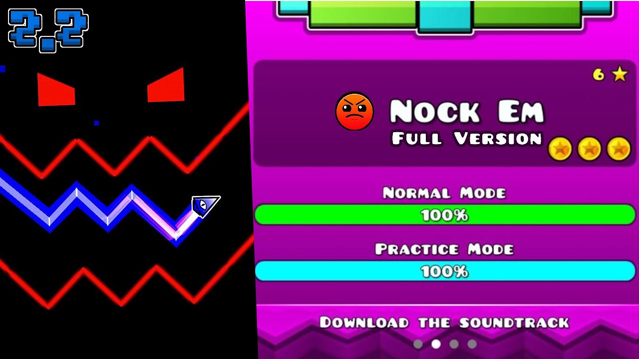 "Nock Em Full Version" By Music Sounds | Geometry Dash 2.2 - YouTube