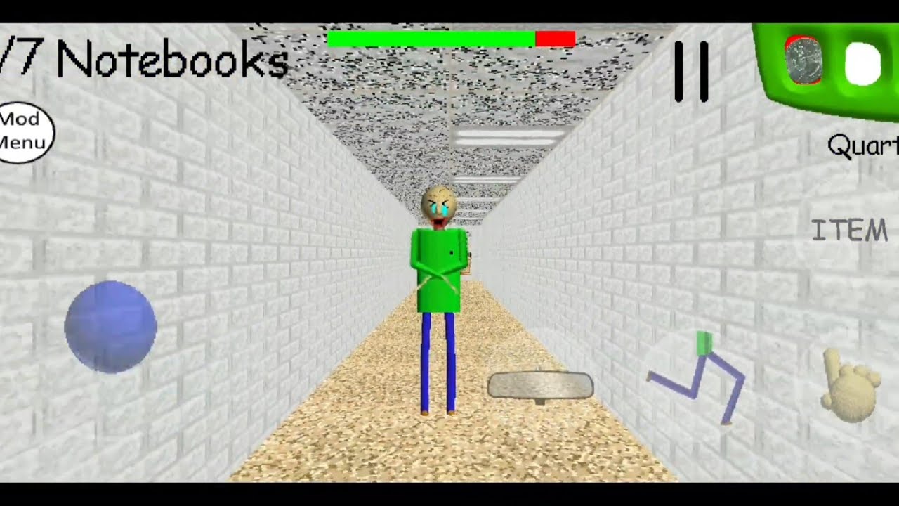 Baldi Can't Stop Laughing Android Port - Baldi's Basics Mod Gameplay v1 ...