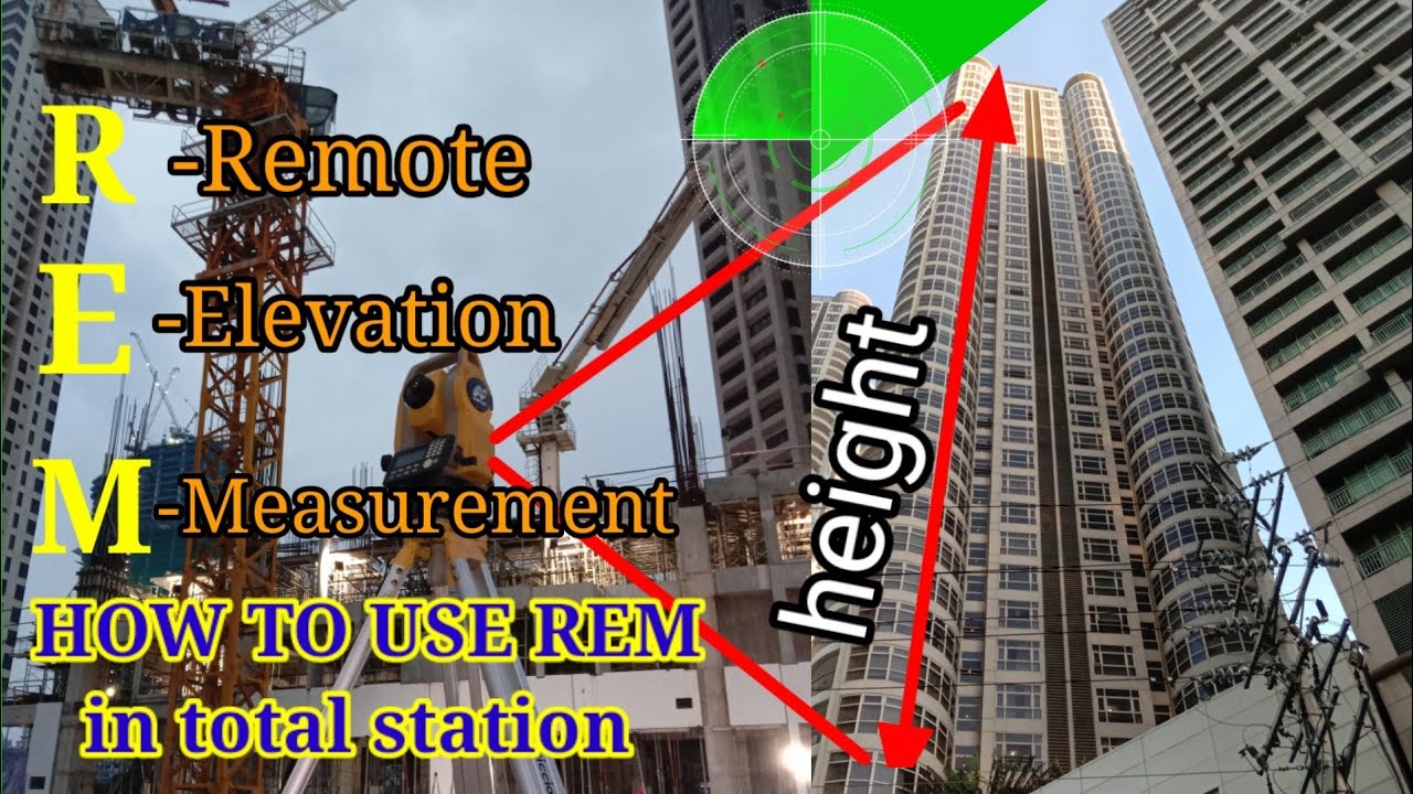 How To Use REM In Top Con Total Station remote Elevation Measurements how-to-use-rem-in-top-con-total-station-remote-elevation-measurements