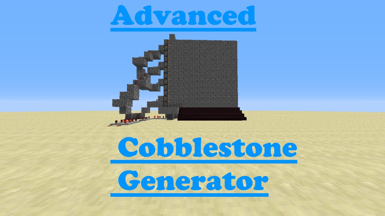 Minecraft Advanced Cobblestone Generator (1.8+) - Demomaker's Minecraft ...