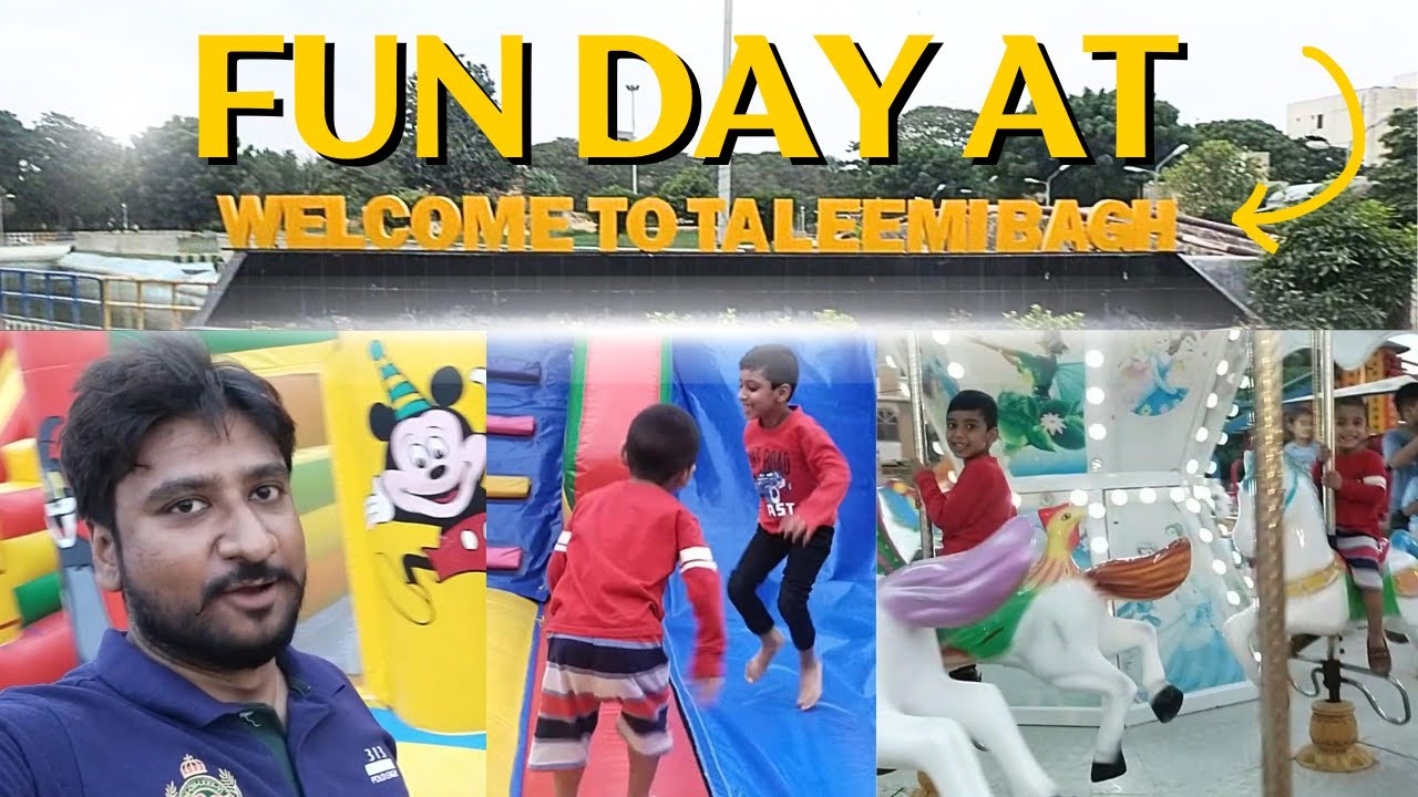 Taleemi Bagh Karachi | Amusement Park in Karachi | Hassam Vlogs - YouTube