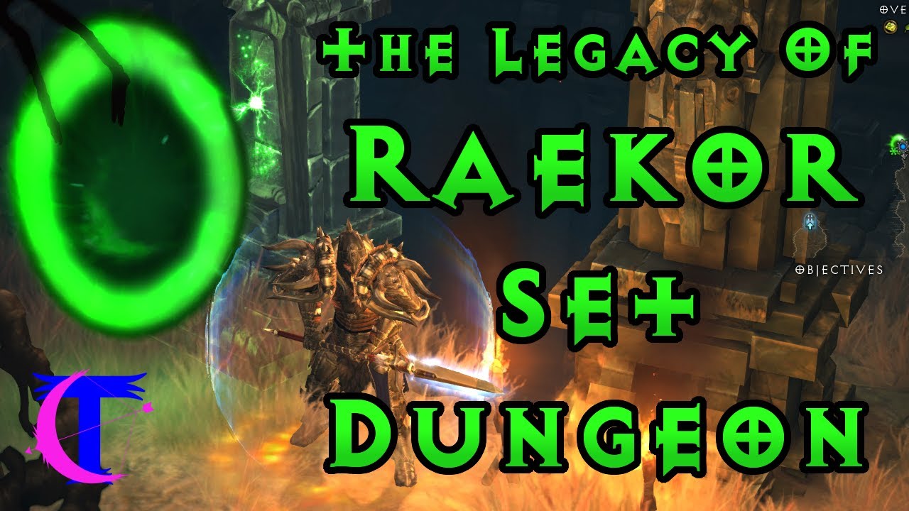 Diablo III - The Legacy of Raekor (Barbarian) Set Dungeon Mastery - YouTube