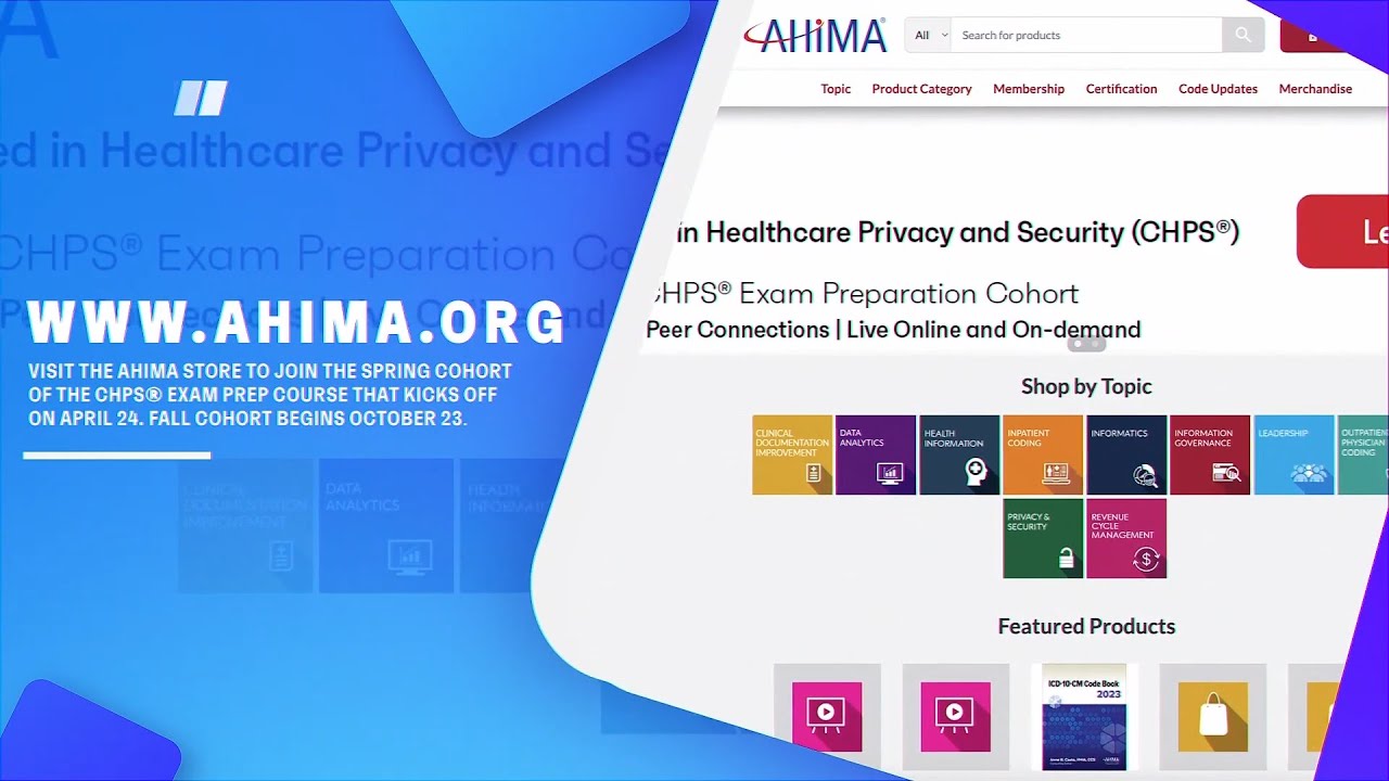 AHIMA CHPS Exam Prep Spring 2023 - YouTube