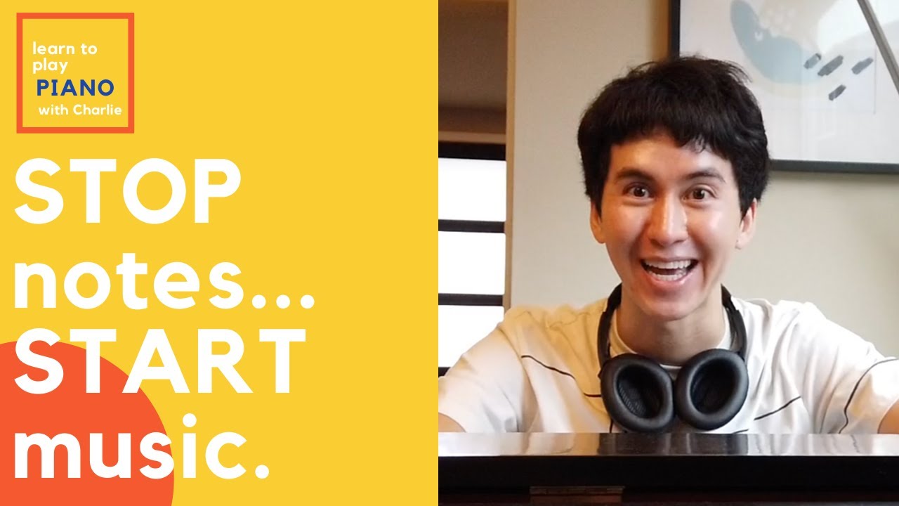 How to STOP playing notes...and START playing music - YouTube