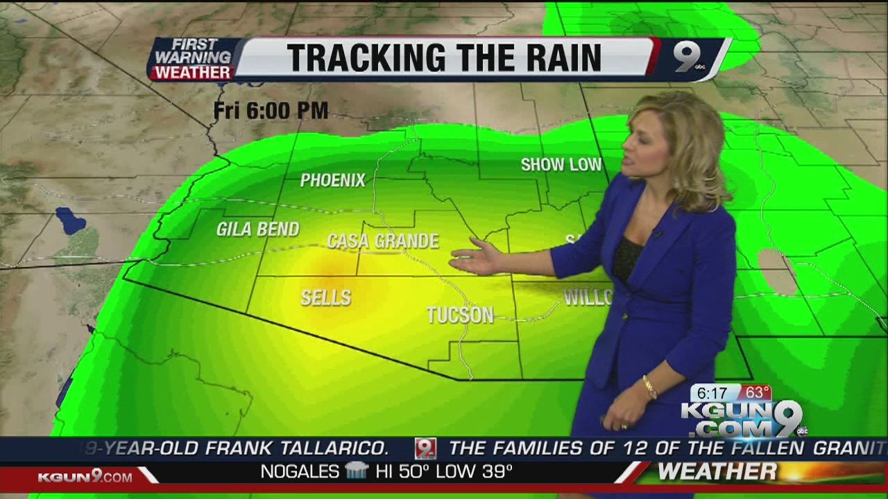 Chief Meteorologist Erin Christiansen's KGUN 9 Forecast at 6:00PM ...