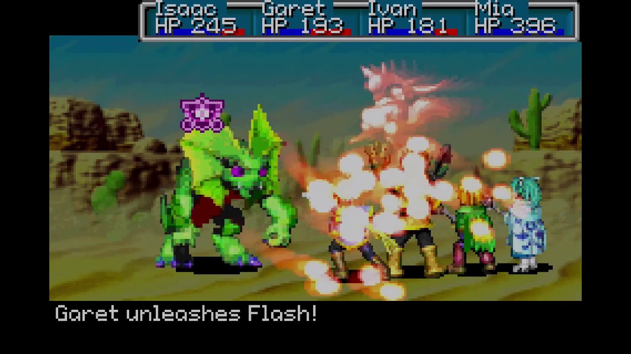 Golden Sun Boss Battles (10/14) - Storm Lizard - YouTube