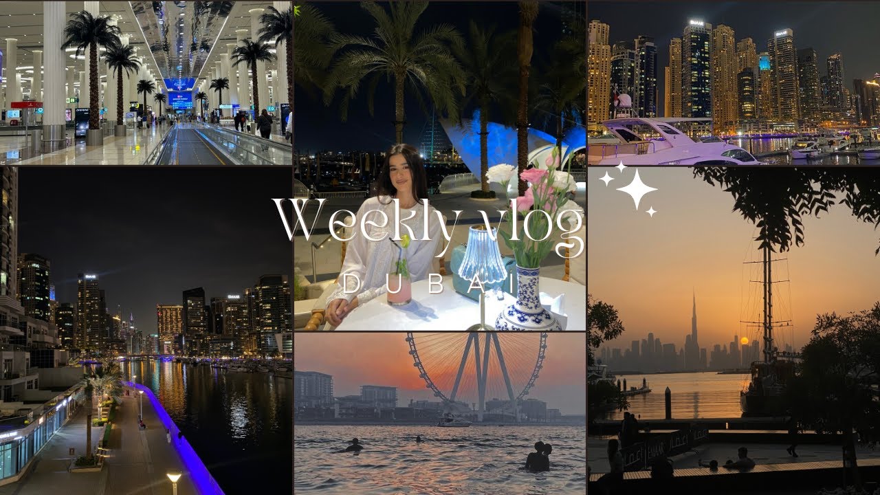 weekly dubai vlog | soft girl era, painting, books, Dubai nights, skincare - YouTube