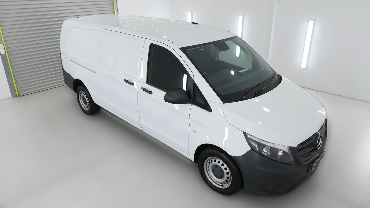 MERCEDES-BENZ Vito 114 BlueTEC White Auto Van 16430 - YouTube