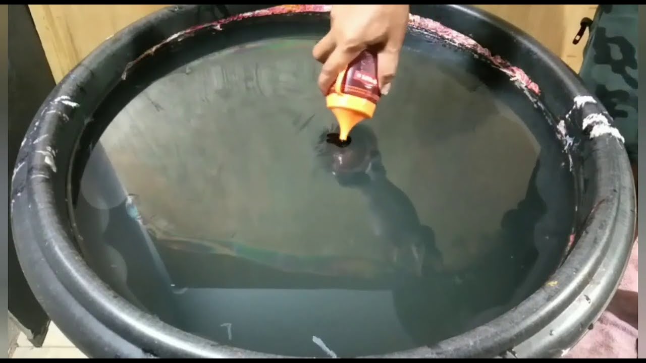Cara Cat Botol Kaca Dengan Teknik Transfer Cat Di Air - YouTube