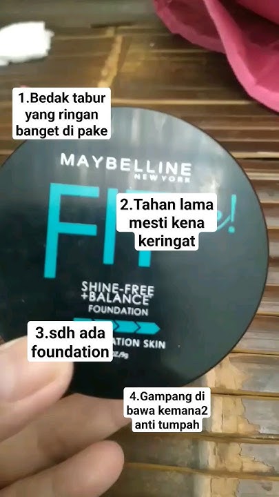 Bedak Tabur May Belline fit me - YouTube