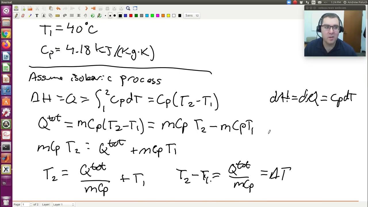 Calculating Entropy of Bath Example (Chapter 4, Problem 3) - YouTube