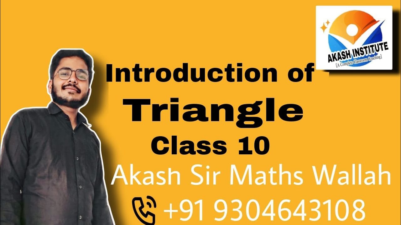 Class 10th full Introduction of Triangle chapter - YouTube