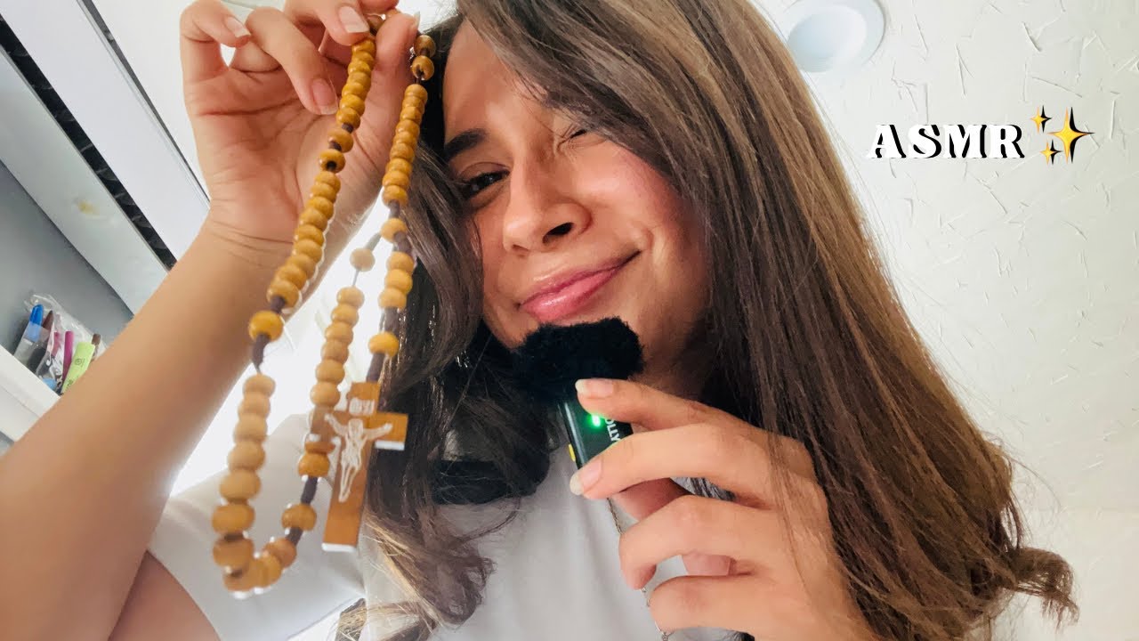 ASMR The Intimacy The Rosary Brings 📿 (Rosary Series) (whispers, hand ...