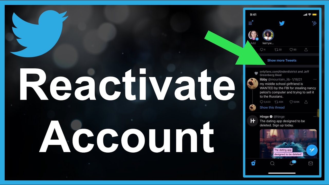 How To Reactivate Your Twitter Account - YouTube