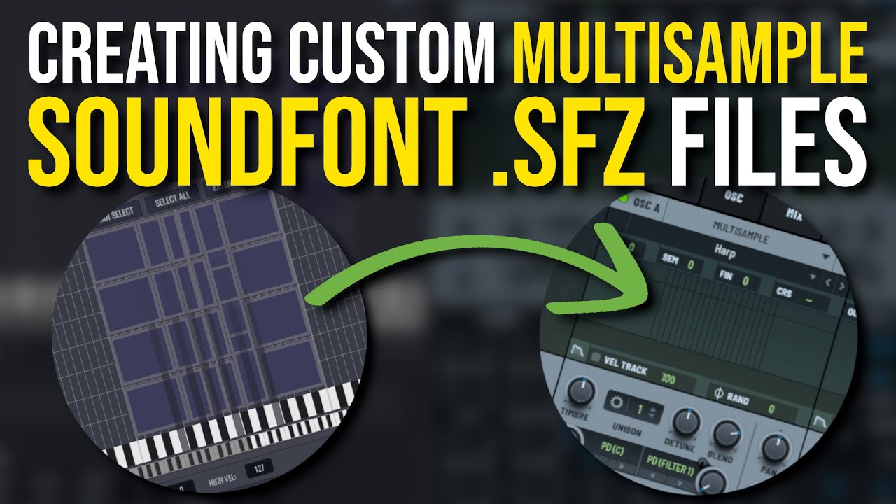 How To Make Custom Multisample Soundfont .SFZ Files with Synthmaster 3 ...