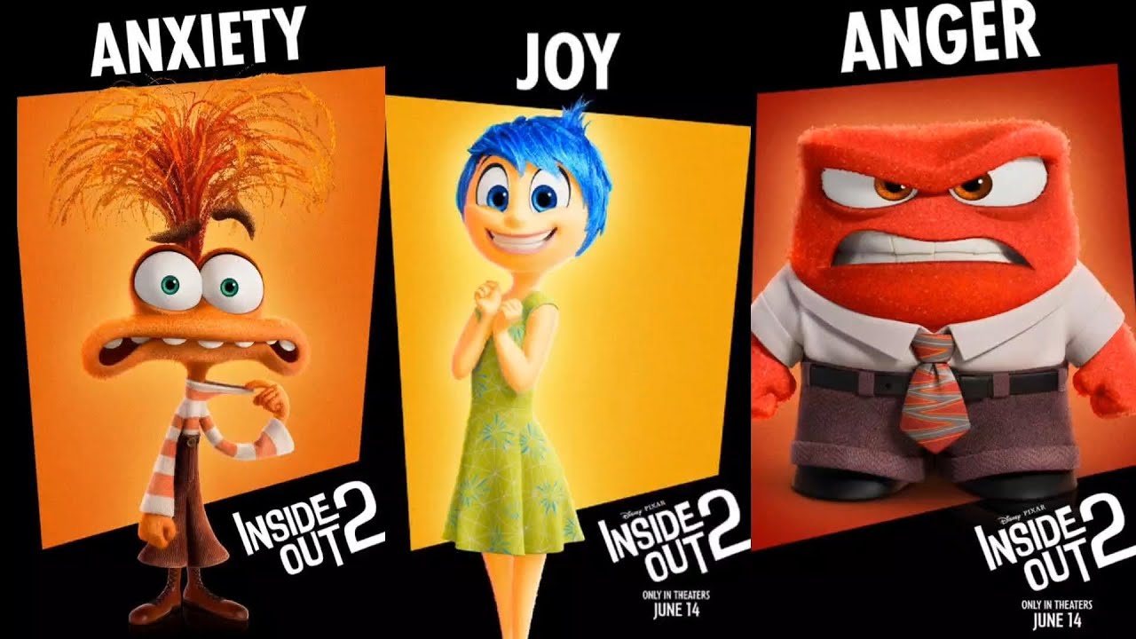 Inside out 2 👿😱 #insideout2 #joy #anxiety #anger #pomni #amazingdana ...