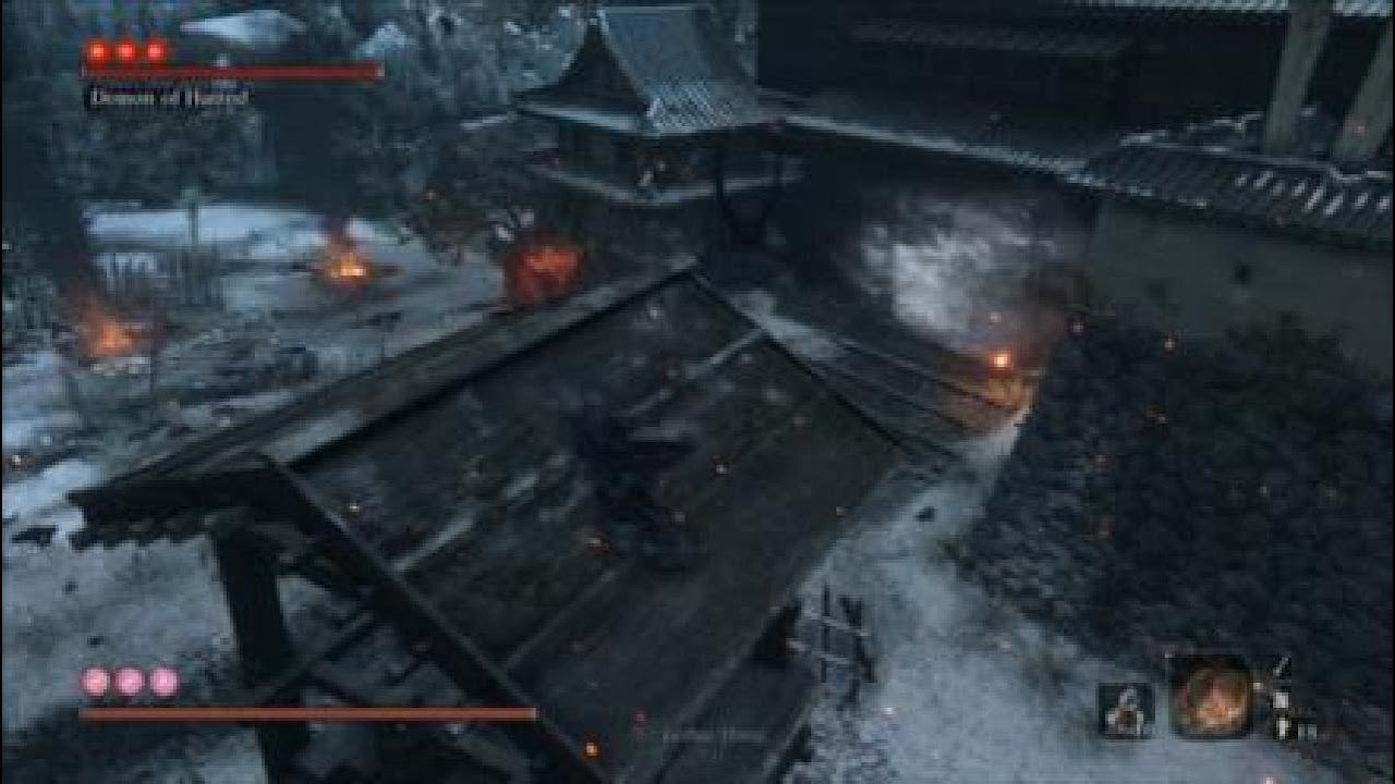 How To Cheese The Demon of Hatred on Sekiro - YouTube