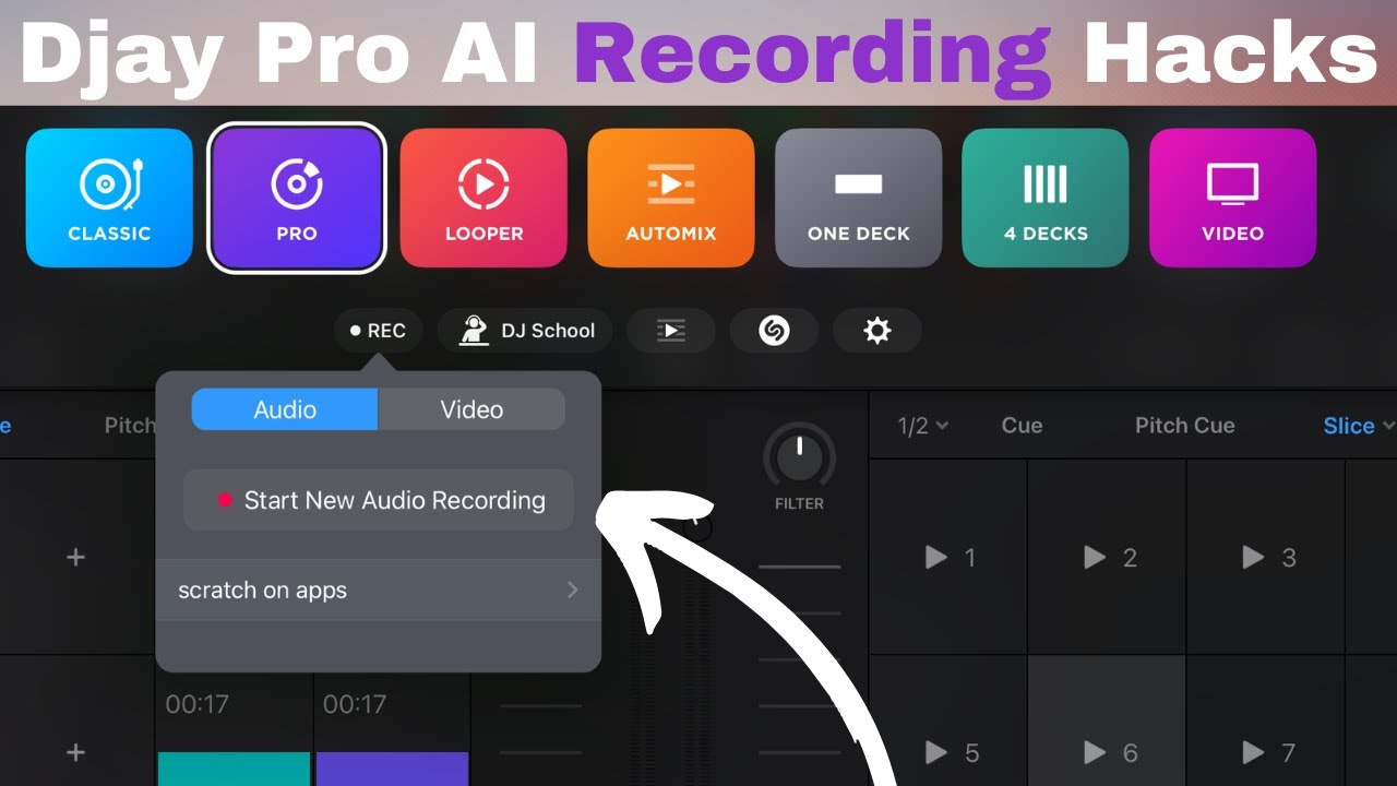 Djay Pro AI Recording Hacks - YouTube