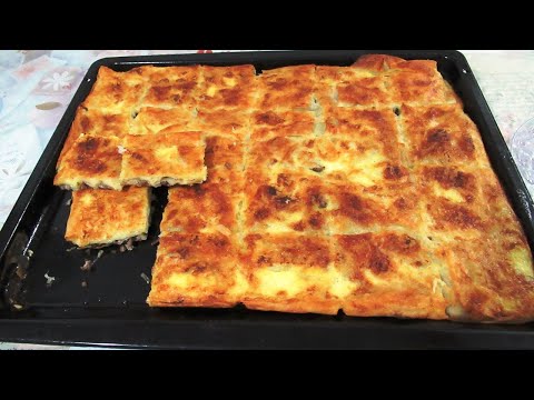 Çıtır çıtır KIYMALI BÖREK tarifi