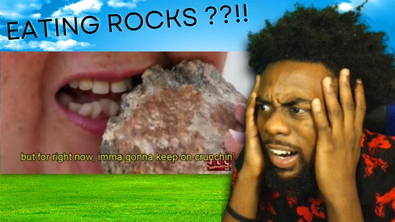 STRANGEST ADDICTION SHE'S LITERALLY EATING ROCKS!!! 💀😭 - YouTube
