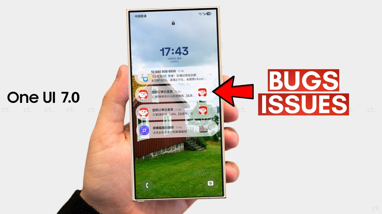 Samsung One UI 7 - Major Problems, Bugs & ISSUES! - YouTube