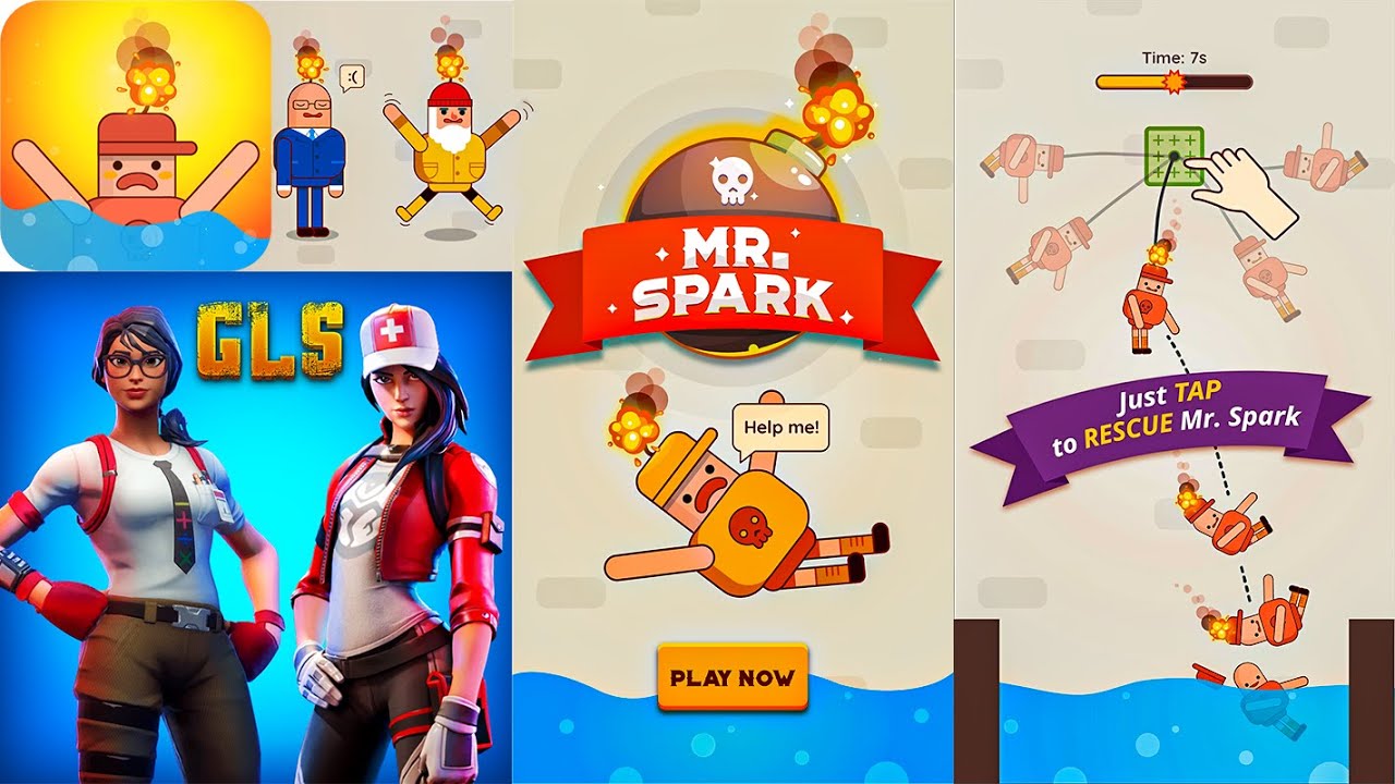 Lets Play Mr Spark Game 3 Stars Walkthrough | Best Android Challenging ...